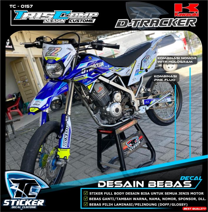TC0163 - Decal Fullbody dtracker 150 new Bahan Premium glossy kombinasi ...