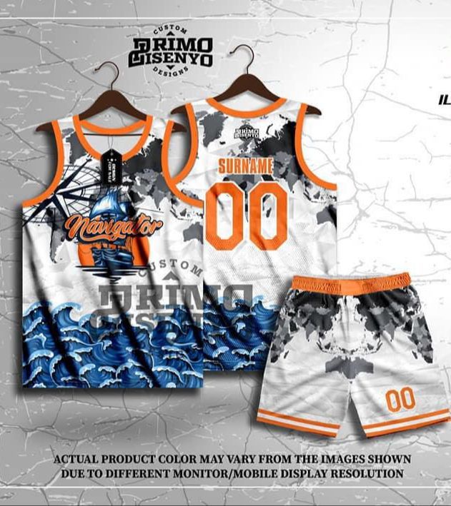 NAVIGATOR 01 BASKETBALL JERSEY FULL SUBLIMATION HIGH QUALITY FABRICS ...