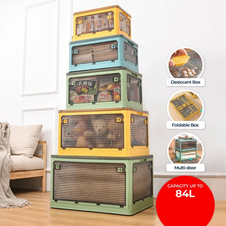 THE L45-60cm (36-84 Litre) Large Portable Transparent Foldable ...