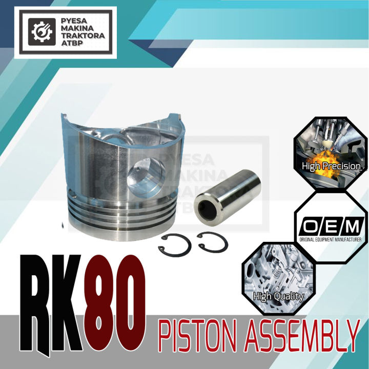 Piston Assy Kubota RK80 Water-Cooled Diesel Engine | Lazada PH