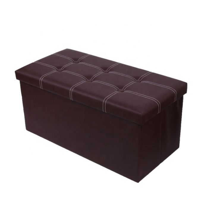 Rectangular Square Storage Stool Sit Adult Sofa Folding Storage Box ...