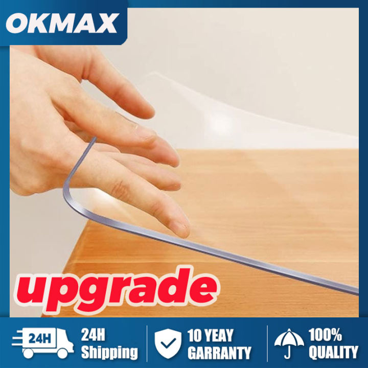 Thick Clear Desk Pad table cloths, Clear Desk Mat, PVC Waterproof ...