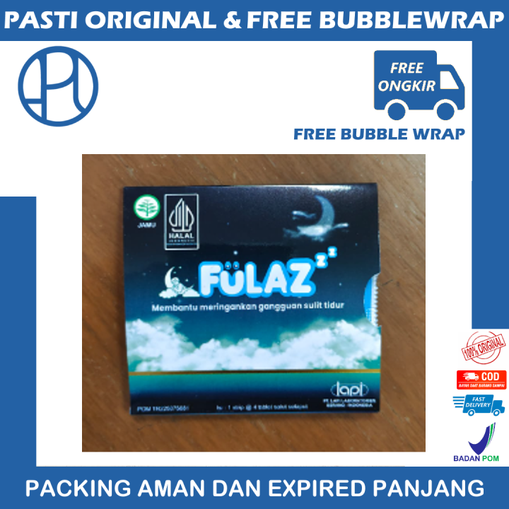 FULAZ PER STRIP ISI 4 MERINGANKAN GANGGUAN TIDUR | Lazada Indonesia
