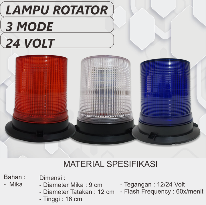 Lampu Rotator Rotary Truk Forklift Alat Berat | Lazada Indonesia