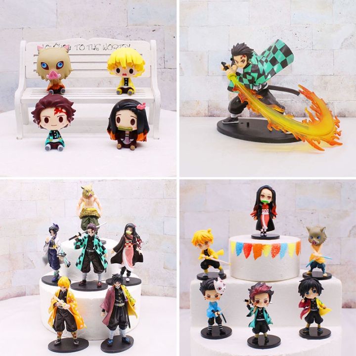 Demon Slayer Kimetsu no Yaiba Figurine Cake Deco Demon Slayer Cake ...