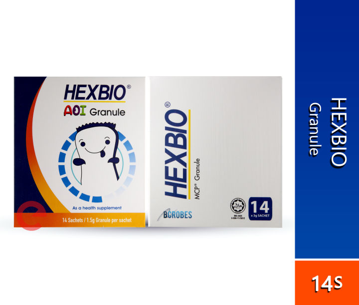 Hexbio Granule ( MCP 3g x 14 Sachets / Family Pack 45 Sachets / AOI 1 ...