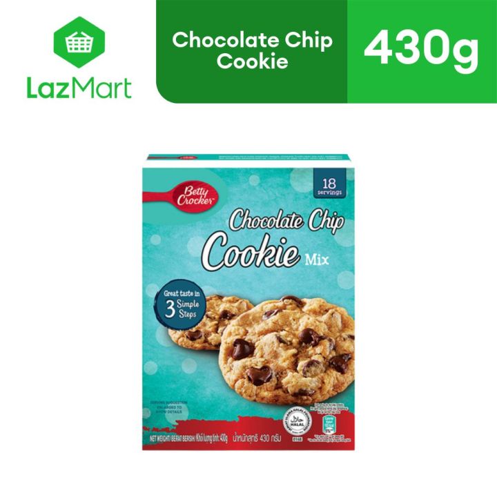 Betty Crocker Chocolate Chip Cookie Mix 430g | Lazada PH