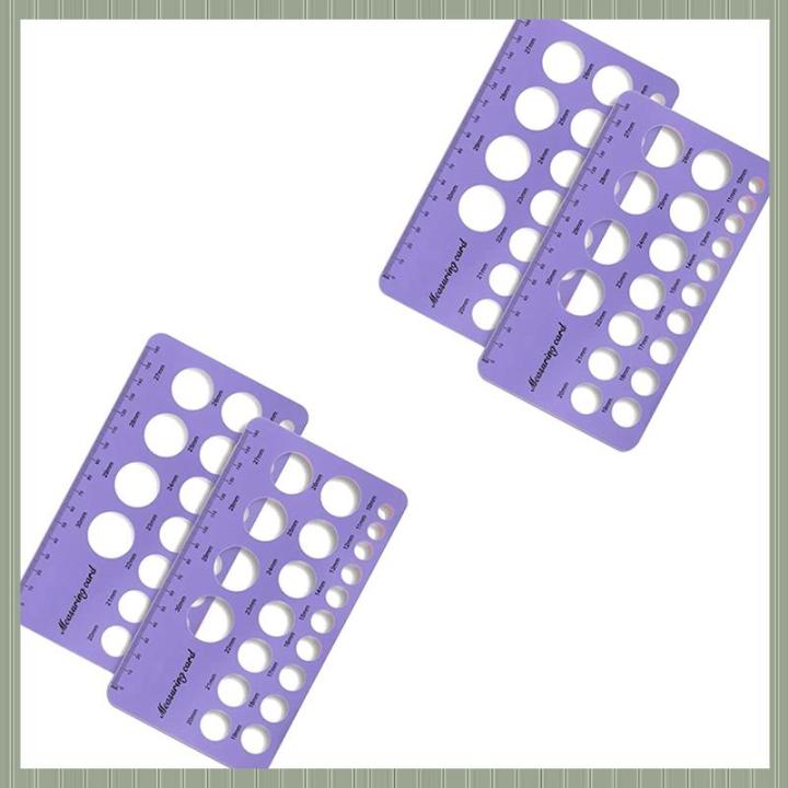 (DXMN) Flange Silicone Nipple Ruler Flange Size Nipple Measuring Ruler ...