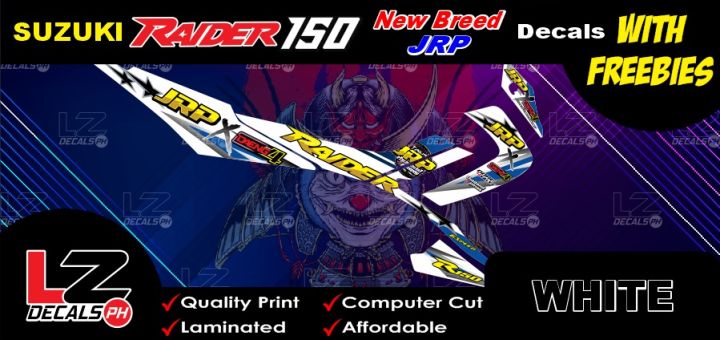 Suzuki Raider 150 New Breed JRP Decals / Stickers With Freebies | Lazada PH
