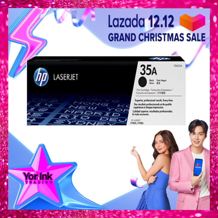 HP 35A CB435A Original LaserJet Toner Cartridge (Black) | Lazada PH