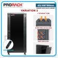 PRORACK 42U 600x800mm Server Data Rack Cabinet with Optional Side ...