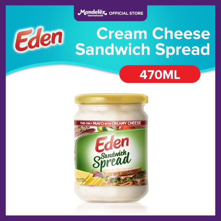 COD Eden Sandwich Spread Jar - Cream Cheese Flavor 470ml Rich, Creamy ...