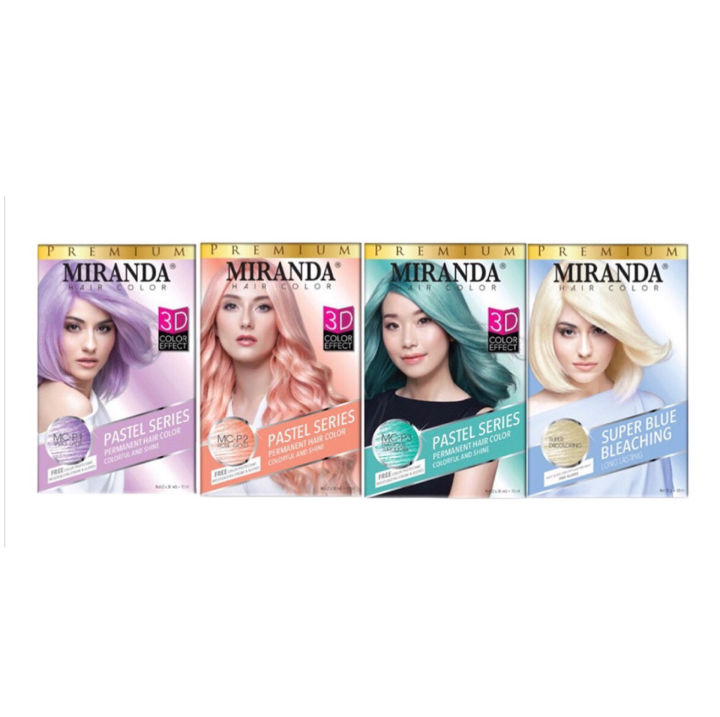 MIRANDA HAIR COLOR PASTEL SERIES | Lazada Indonesia