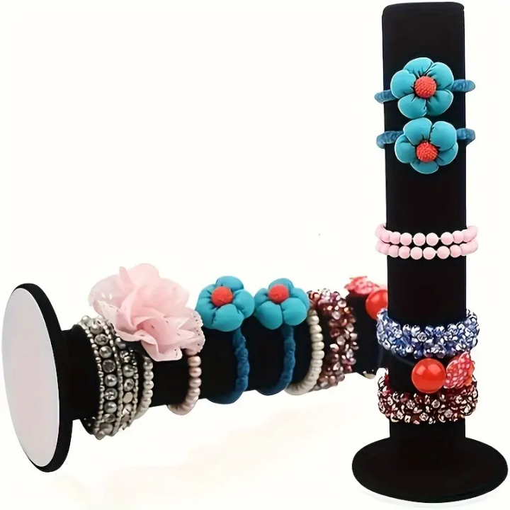 1 vertical velvet jewelry display stand-for bracelets, bracelets, hair ...