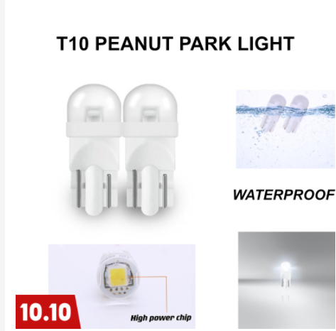 T10 PEANUT BULB LED UNIVERSAL FOR MOTORCYCLE(LAZY PANDA) | Lazada PH