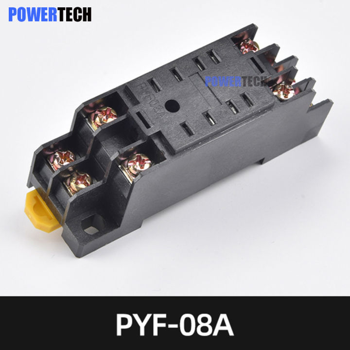 PYF08A Socket Relay ซ็อกเก็ตรีเลย์ ขาแบน 8 ขา | Lazada.co.th