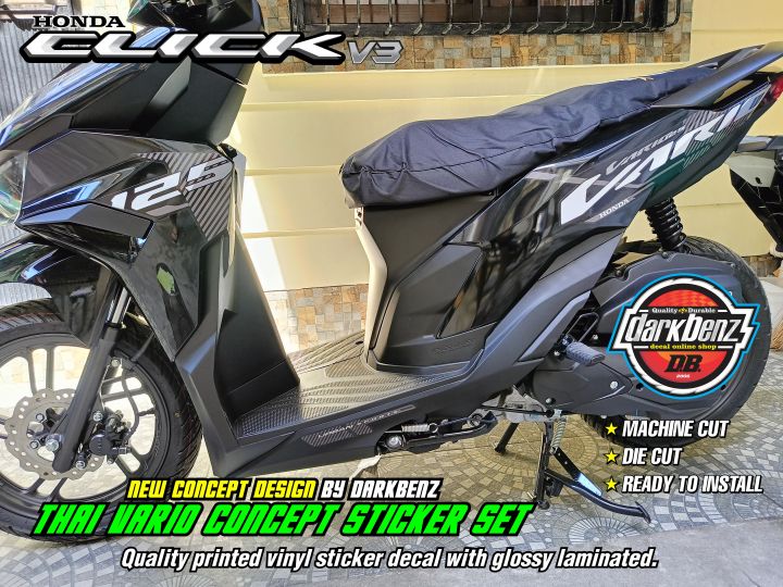 Honda Click Version 3 Thai Vario Stock Sticker Decal Set | custom made ...