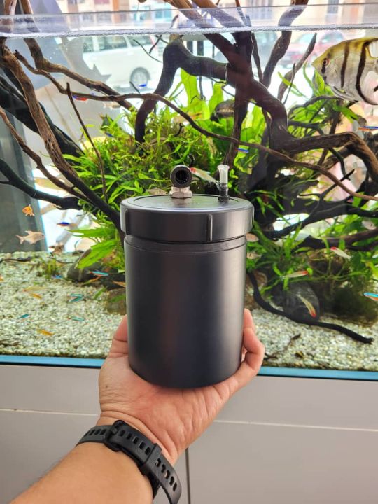 TRU PVC Canister Filter Model S/M For Mini Nano Tank/Shallow Tank ...