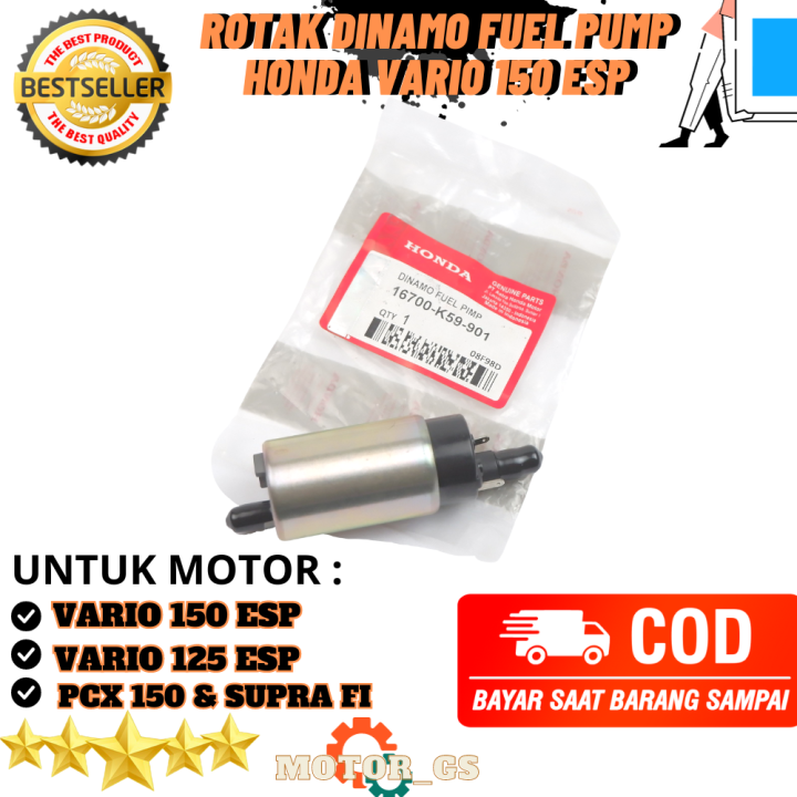Rotak Fuel Pump K59 Honda Vario 150 / Vario 125 / PCX 150 / Spacy FI ...