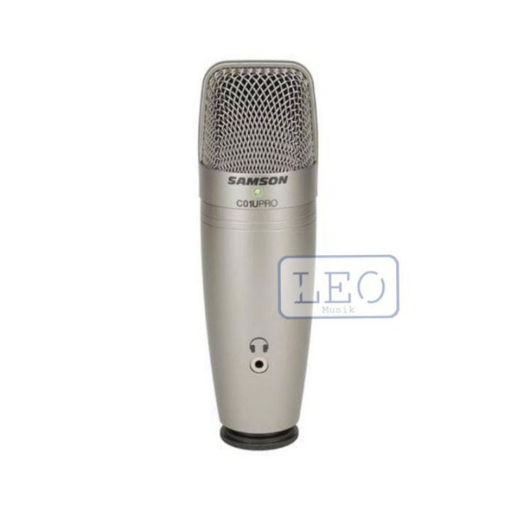 SAMSON MICROPHONE C1U C01U PRO MIC CONDENSER ORIGINAL GARANSI 1 TAHUN ...