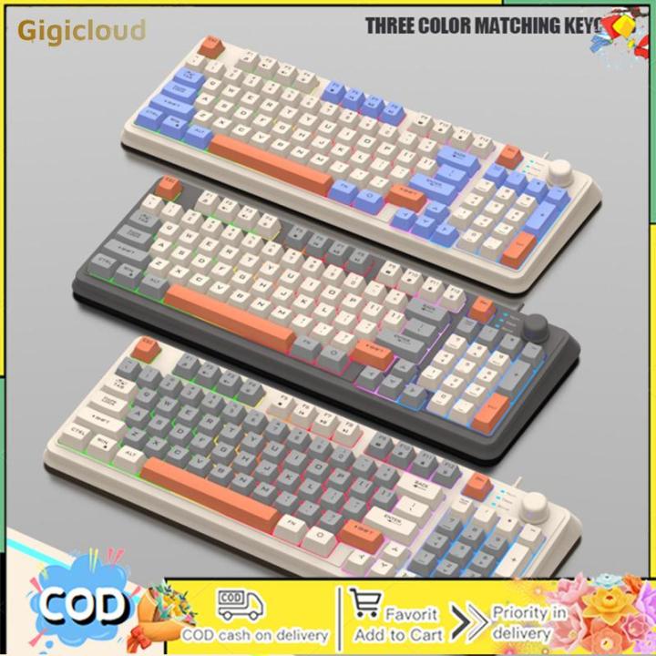 K82 Mechanical Keyboard Gaming Keyboard 94 Keys With Number Pad Backlit ...