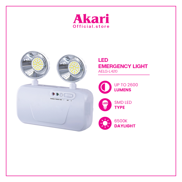 Akari LED Emergency Light (AELG-L420) | Lazada PH