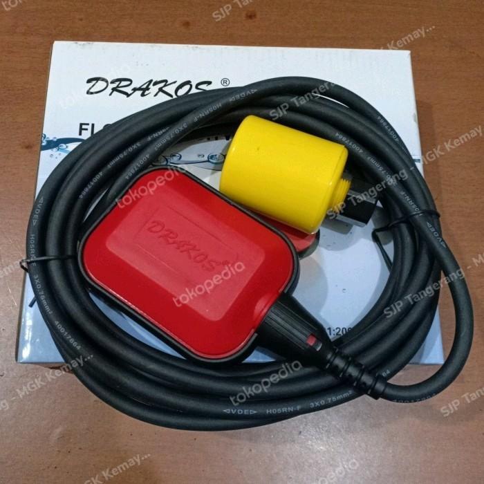 OTOMATIS POMPA AIR FLOAT SWITCH DRAKOS PANJANG KABEL 5 MTR ...