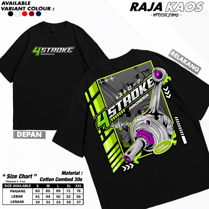 Kaos Racing 4 Stroke Indonesia Baju 4 Tak 4Stroke Motor Otomotif Herex ...