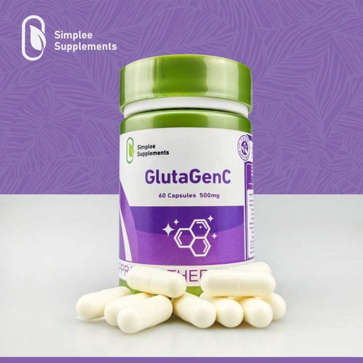 Simplee GlutaGenC Whitening Capsule Supplement with Glutathione ...