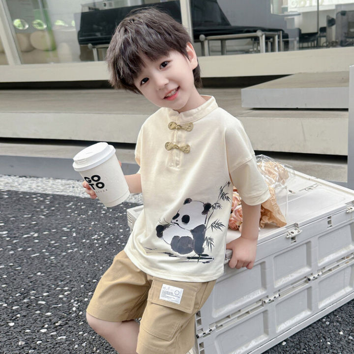 Boys and girls Tang costume new Chinese style Hanfu set children's ...