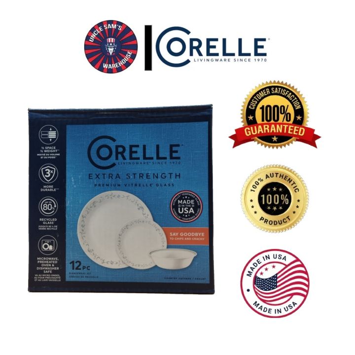Corelle Country Cottage 12 Pcs Dinnerware Set | Lazada PH