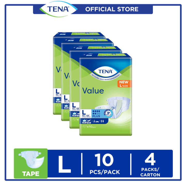 Tena Value Plus Large 40pcs | Lazada PH