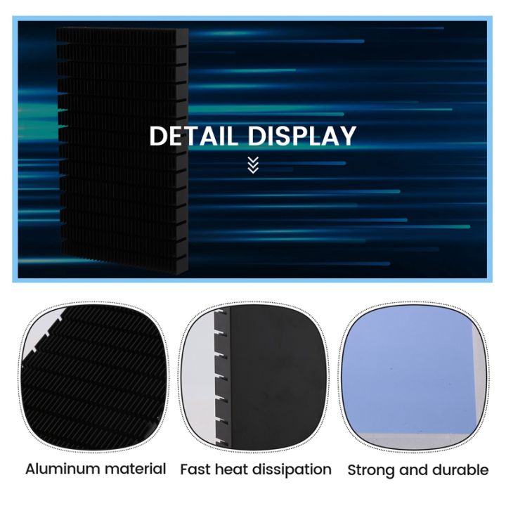 DIY Aluminum Radiator for RTX 3080 3090 Graphics Card Backside VRAM ...