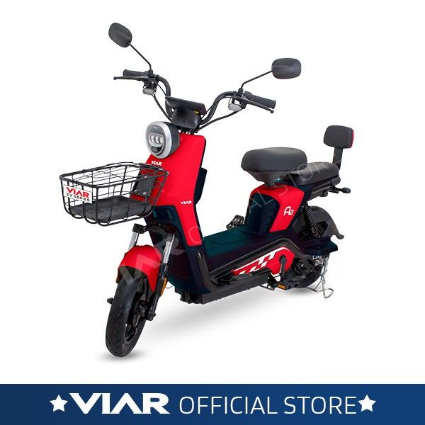 VIAR SEPEDA LISTRIK A2 - Merah | Lazada Indonesia