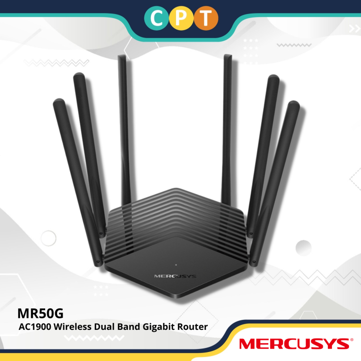 Mercusys MR50G AC1900 Wireless Dual Band Gigabit Router | Lazada PH