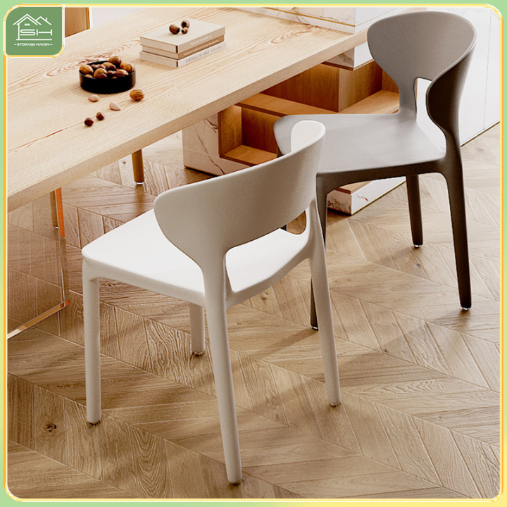 Nordic Candy Chair Plastic Chair Cafe Chair Modern Style Dining Chair ...