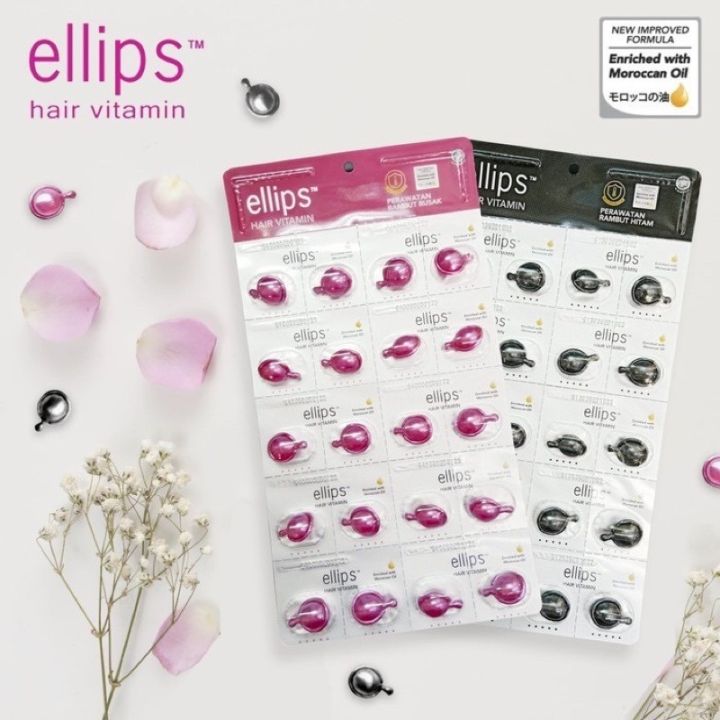 ELLIPS HAIR VITAMIN SACHET 20 SACHET @MJ | Lazada Indonesia