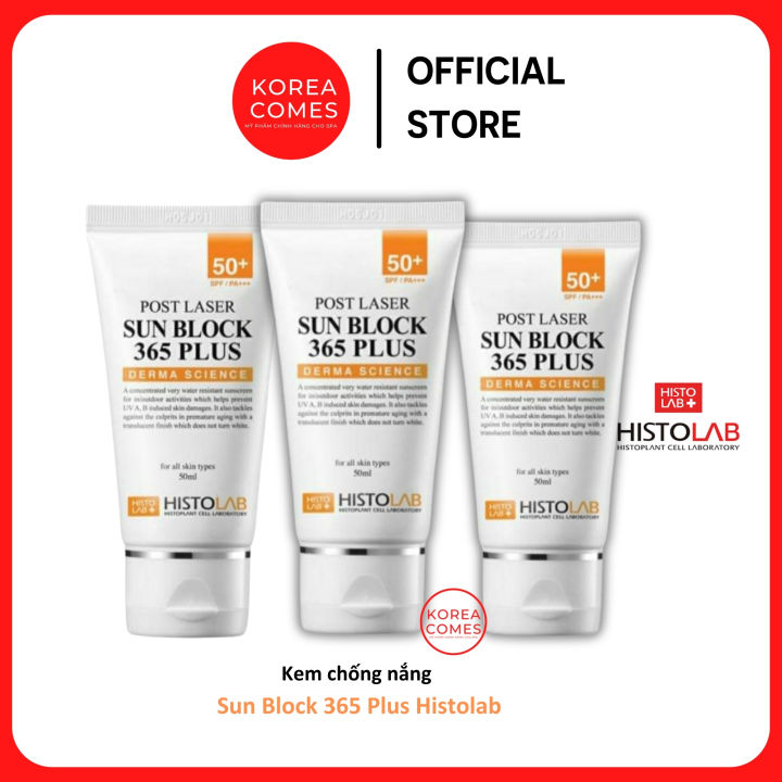 [HCM][Histolab] Kem chống nắng Sun Block 365 plus SPF50 Histolab Chính Hãng Hàn Quốc | Lazada.vn