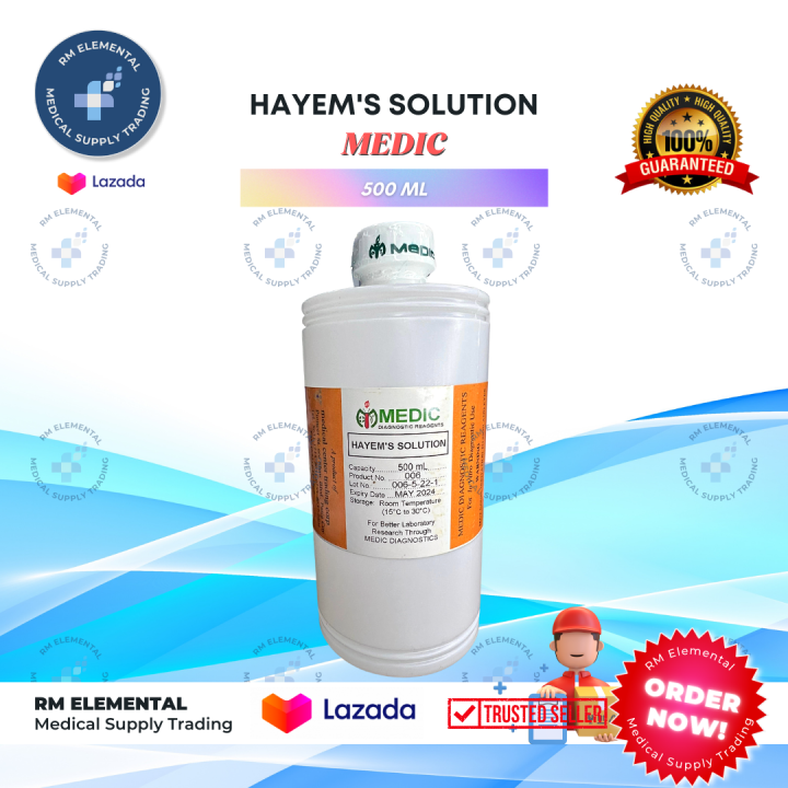 Hayem's Solution (RBC Diluting Fluid) 500mL | Lazada PH