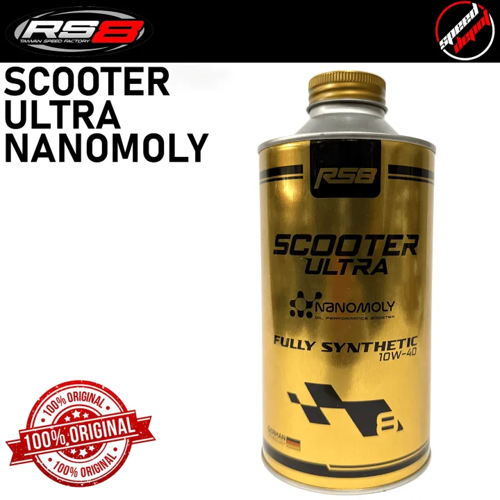 RS8 Scooter Ultra 10W-40 x Nanomoly | Fully Synthetic Oil | Speed Depot ...