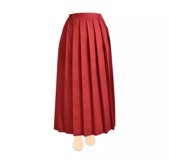 Rok panjang Merah model RA(rempel/lipit dari atas/full) Seragam sekolah SD | Lazada Indonesia