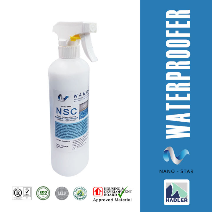 NanoStar Nano Waterproofer Water-Based Solution for Concrete & Porous ...