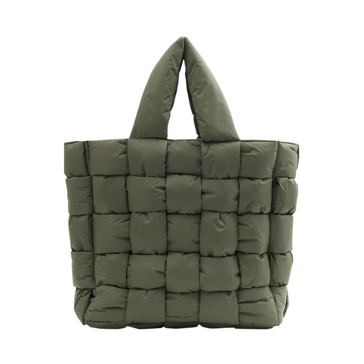 LONGLAI WEAVEE LARGE TOTE BAG - GREEN | Lazada.co.th