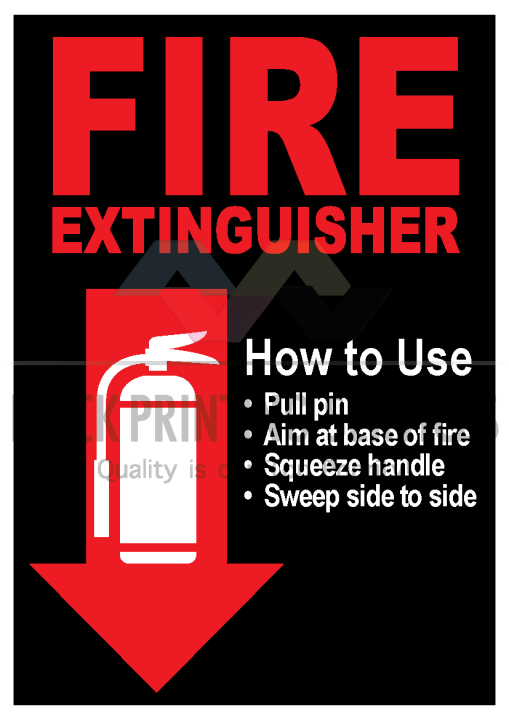 How to Use Fire Extinguisher Signages | Lazada PH