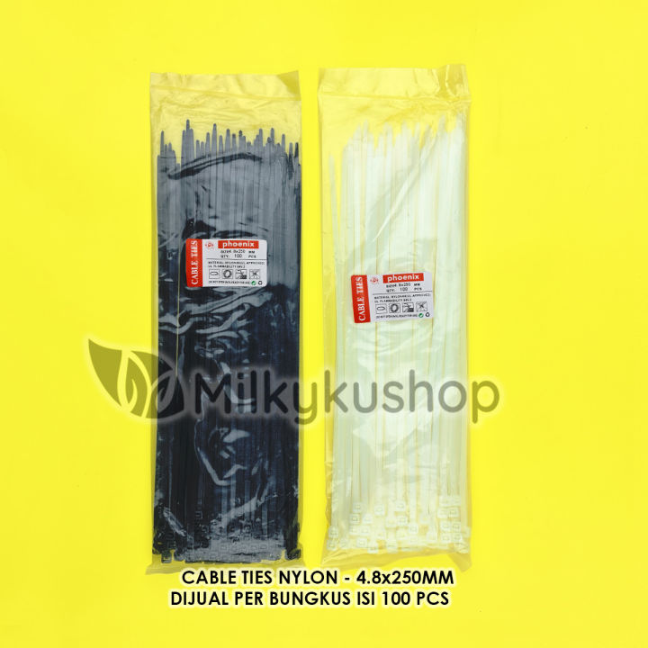 CABLE TIES NYLON SUPER 4.8 X 250 MM KABEL TIS | Lazada Indonesia