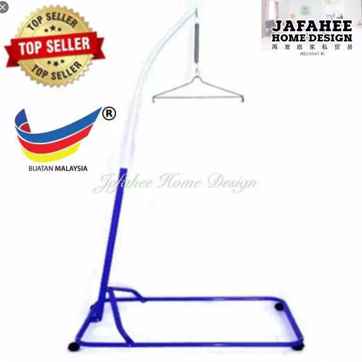 Half Round Spring Cot / Buaian Baby / Buai Besi | Lazada