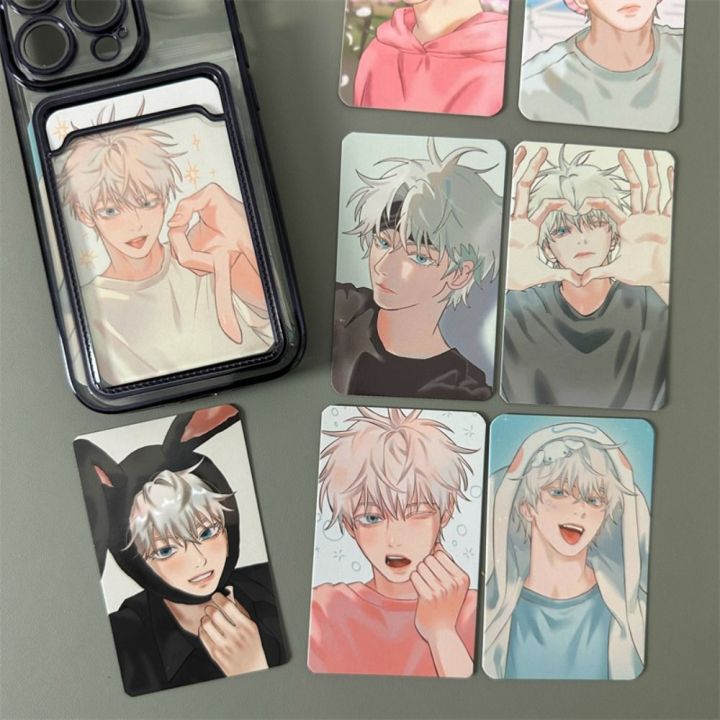 GONUUWGL 8 pcs Gojo Satoru โปสการ์ดอะนิเมะ gojo Satoru LOMO กระดาษ ...