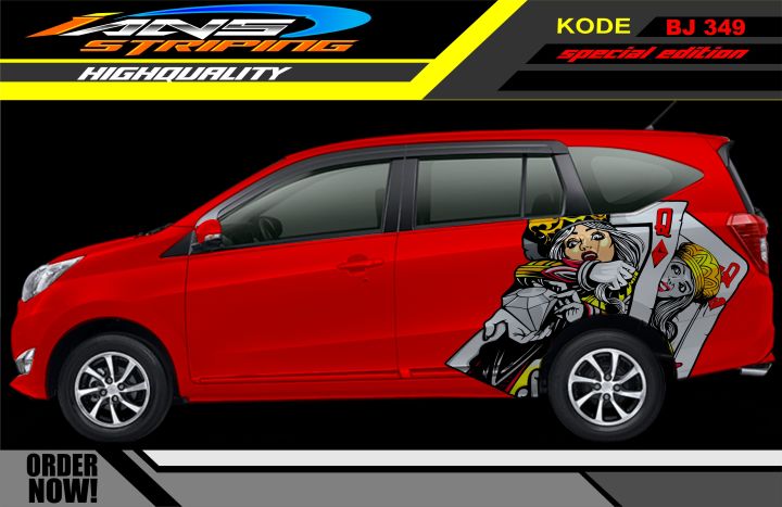 DECAL MOBIL LUXIO / STICKER TERIOS RUSH / MOBIL VIOZ / STIKER KARTUN ... DECAL MOBIL LUXIO / STICKER TERIOS RUSH / MOBIL VIOZ / STIKER KARTUN ...