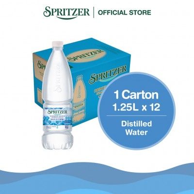 1.25L x 12 Spritzer Distilled Drinking Water-Icon | Lazada