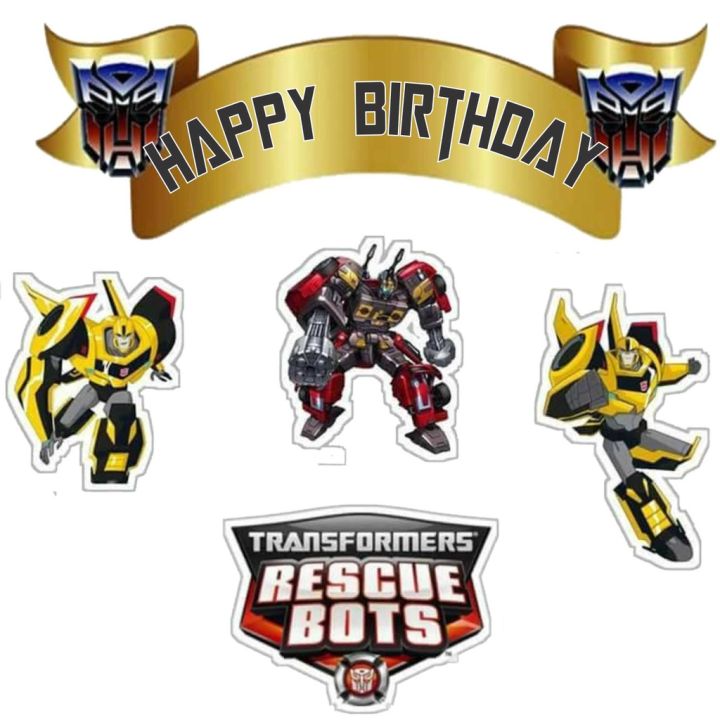 JUMBO TOPPER CAKE ULANG TAHUN / HIASAN KUE TRANSFORMER | Lazada Indonesia